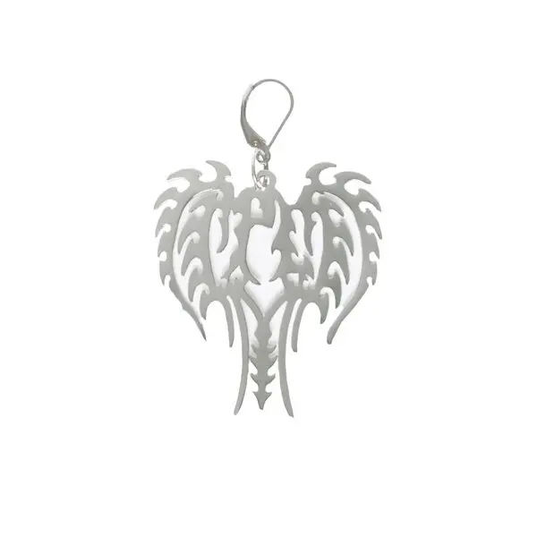 PALOMA LIRA Tribal Goth Earring - Silver