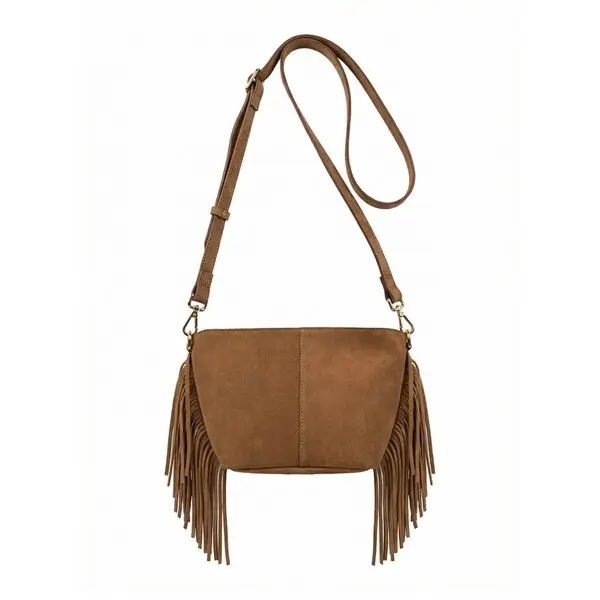 NOOKI DESIGN Neutrals Kingston Tassle Cross Body Bag Camel - Beige