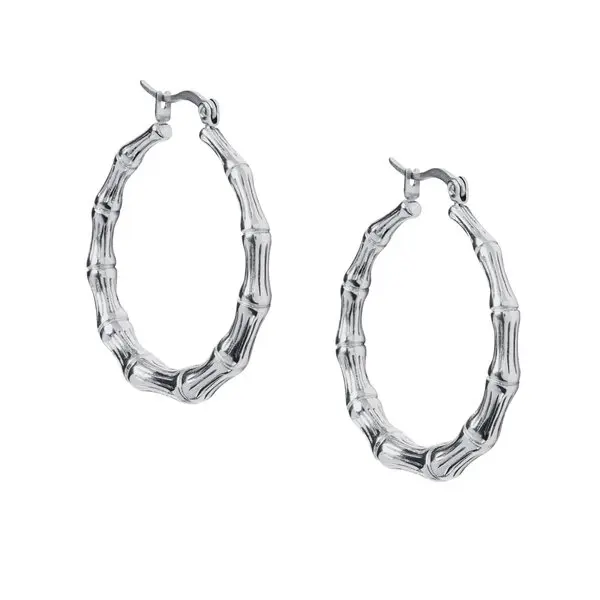 HOOPS + CHAINS LDN Solange Hoops - Silver