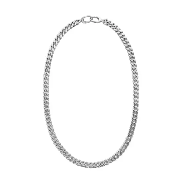 ONI Maxi Cuban Link Necklace - Silver