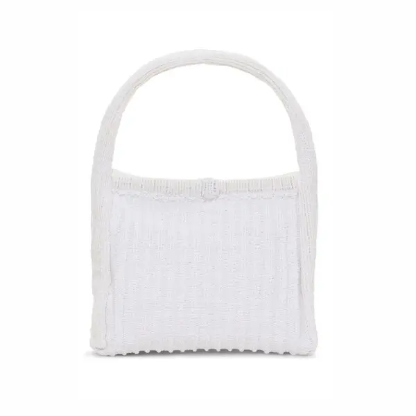 ELLS Knit Shoulder Ladder Bag - White