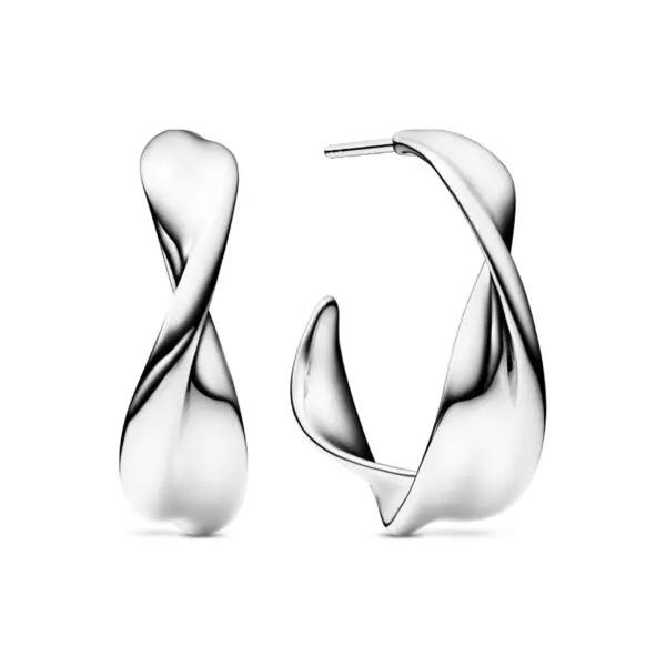 SIF JAKOBS JEWELLERY Earrings Foglia Medio - Silver