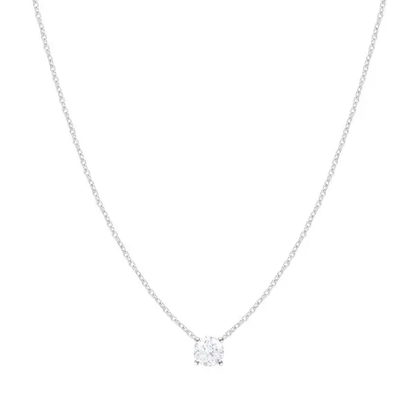 DYAMKA Diamond Necklace White Gold - Silver