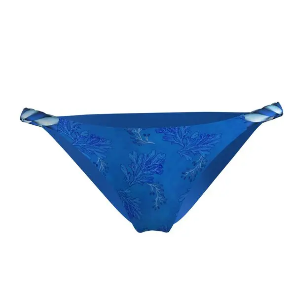 BLACKBOUGH SWIM Katya Rope Cheeky Bottoms / Reef - Blue