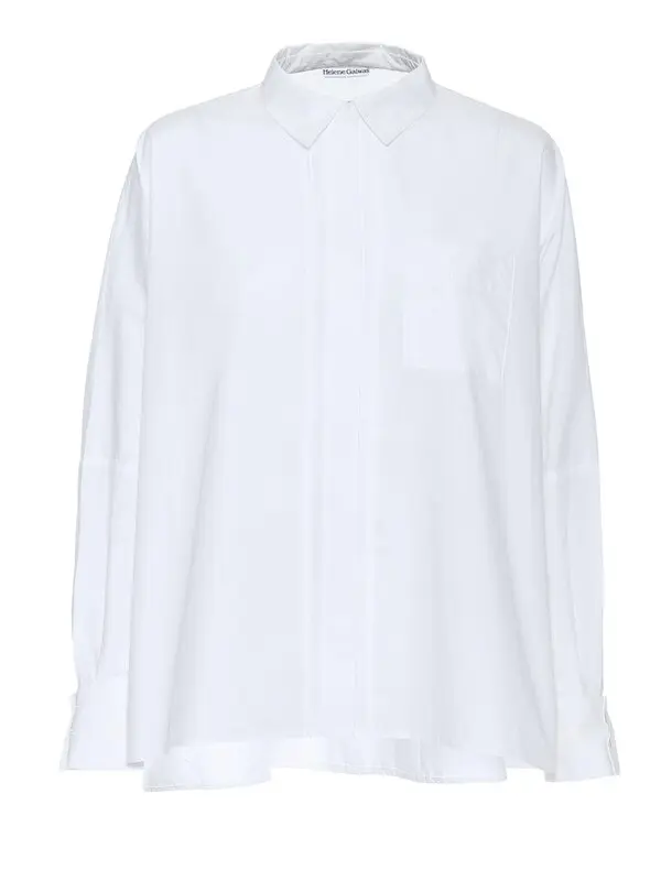HELENE GALWAS Oversized Cotton Poplin Blouse