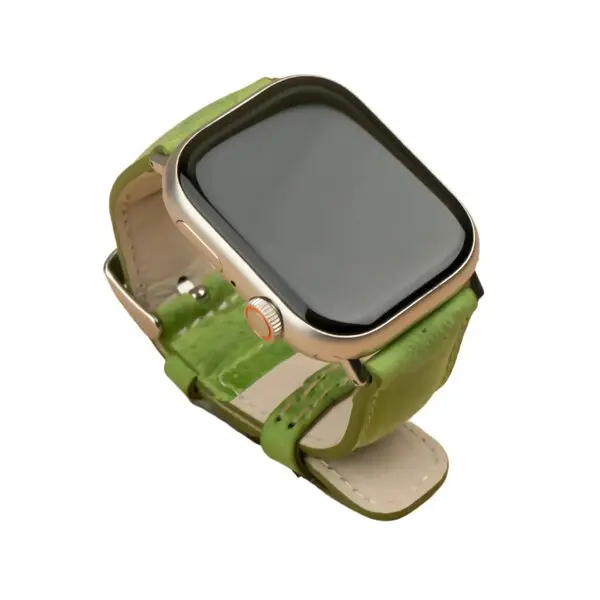 LEATHERE Apple Watch Sheen Leather Strap Boston - Green