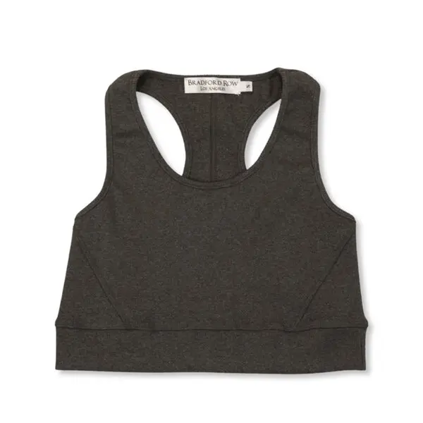 BRADFORD ROW Gia Racer Crop - Grey