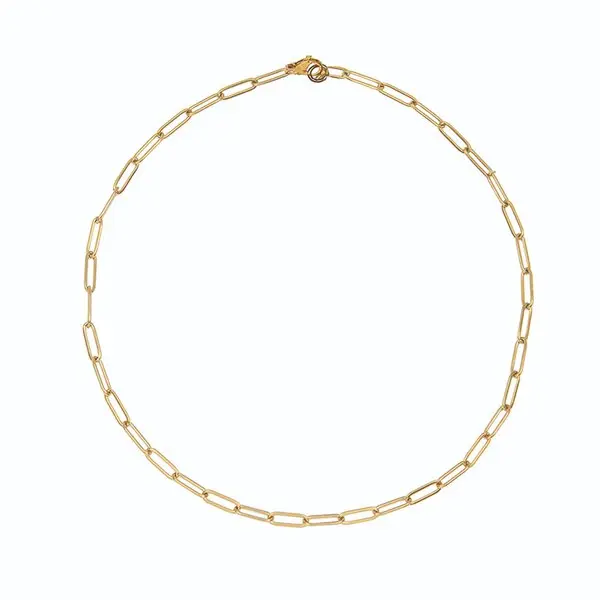 A WEATHERED PENNY Gold Cable Chain Necklace - Yellow