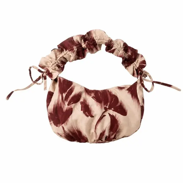 Carmen Says Peony Flower Print Bag - Red