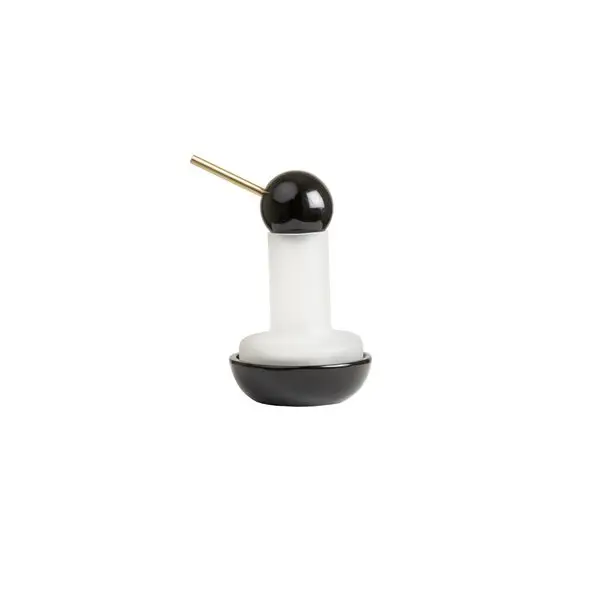And Jacob Quinqué Candle Marble - Black