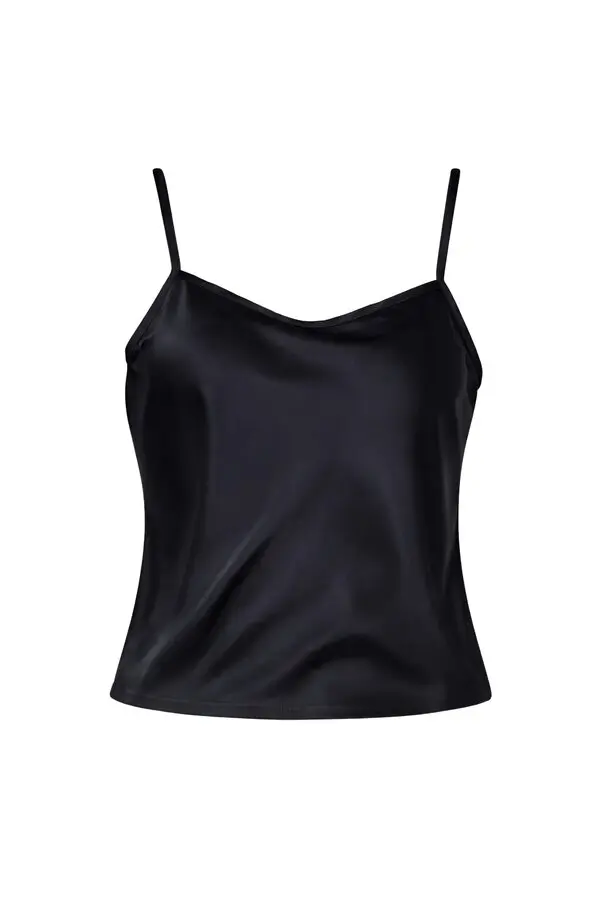 ZAFUR Cami In Caviar - Black
