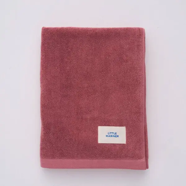LITTLE MARINER Dusty Rose Terry Towel - Pink