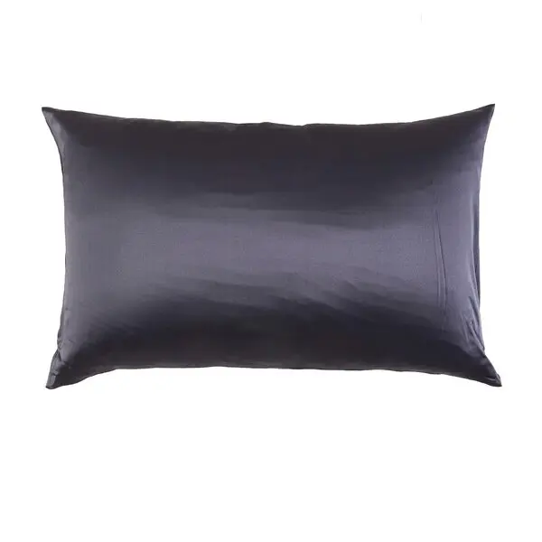SOFT STROKES SILK Luxury Pure Mulberry Silk Pillowcase - Black