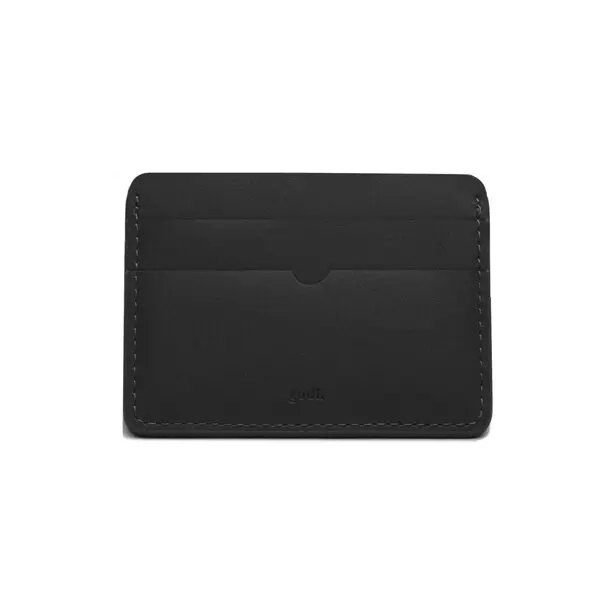 GODI. Handmade Leather Card Case - Black