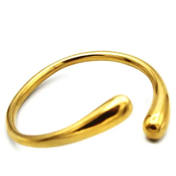 LALA SALAMA Twisted Bangle - Gold