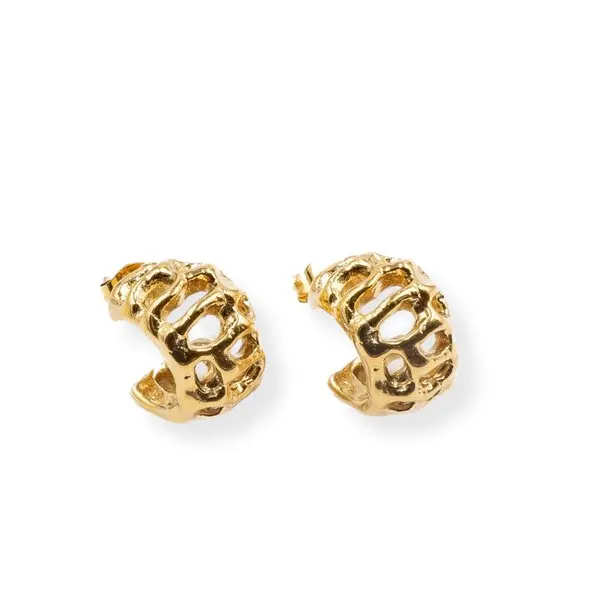 MARTINA ROZENBERG SMIRA JEWELRY Ondaluz Pincoya Earrings - Gold