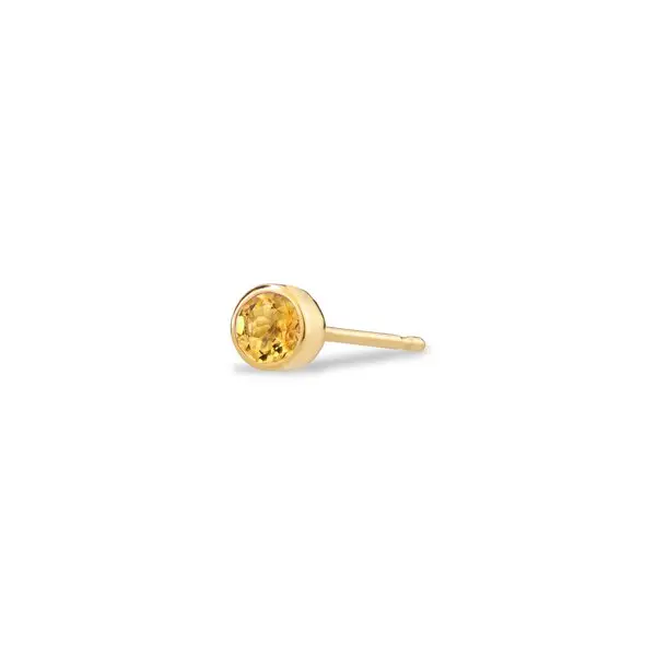 Maya Brenner Designs Birthstone Stud Citrine November - Gold