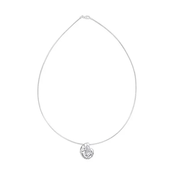 ARIANNE DELANEY Ammonite Choker Necklace Sterling - Silver