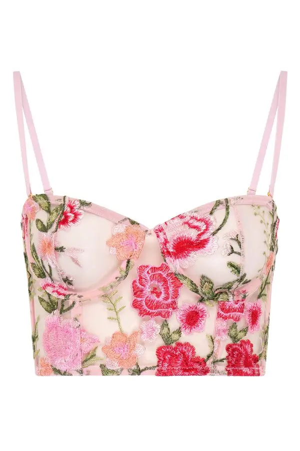 WILD LOVERS LONDON Aurora Bustier - Pink
