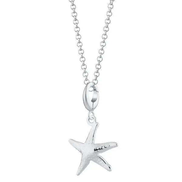 LILY CHARMED Sterling Starfish Charm Necklace - Silver