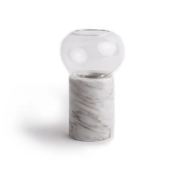 And Jacob Soliflor Bubble Vase - White