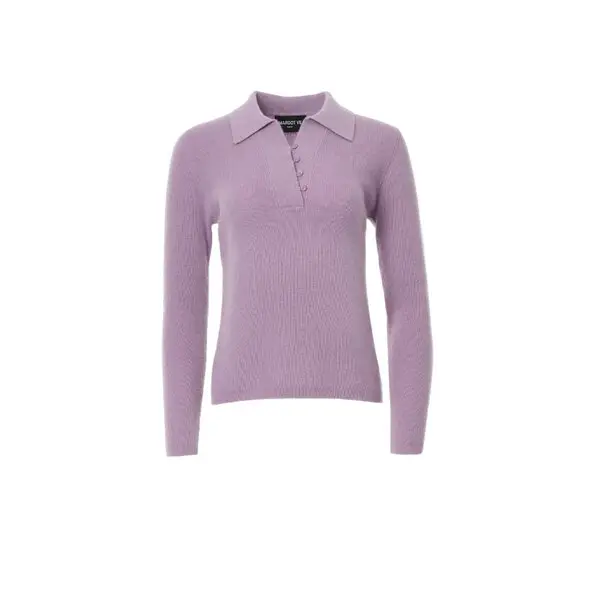 MARGOT VII Cashmere Jumper Lilac - Pink