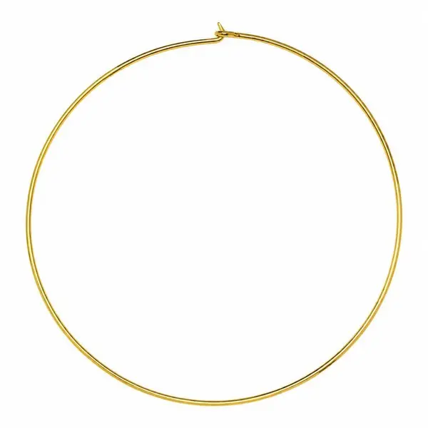 BELINDA JEWELZ Slim Collar Charm Necklace - Gold