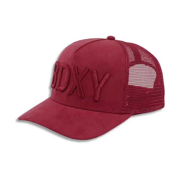 BDXY STUDIO The Gaffer Trucker Cap Burgundy - Red