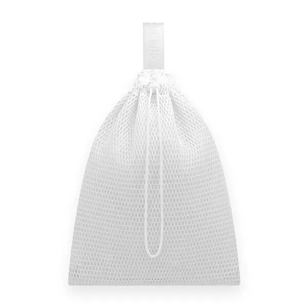 KIM FOLEY Mesh Athletic Beach Crossbody Bag - White