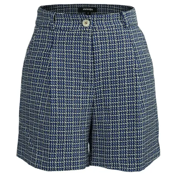 SMART AND JOY Micro Houndstooth Short Pants