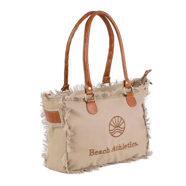 BEDROOM ATHLETICS Neutrals Shauni Washed Canvas Shoulder Bag - Beige