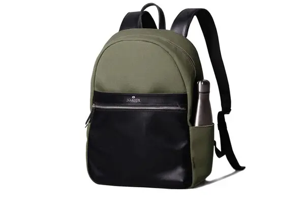 HARBER LONDON Office Backpack Olive - Green