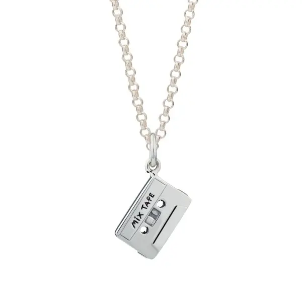 SCREAM PRETTY Mix Tape Necklace - Silver