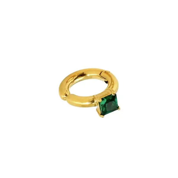 MICKEY'S GIRL Emerald Ear Cuff - Green