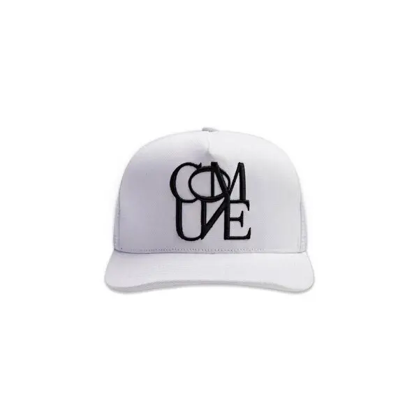 COMUNE Stack Trucker Hat - White