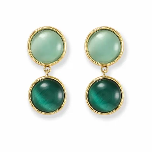 HYE JANE JEWELRY Aqua Teal Tonal Marlow Drop Earrings - Blue