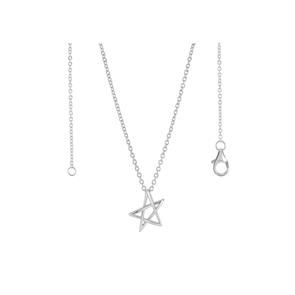 LUCY QUARTERMAINE Mini Sol Star Pendant - Silver