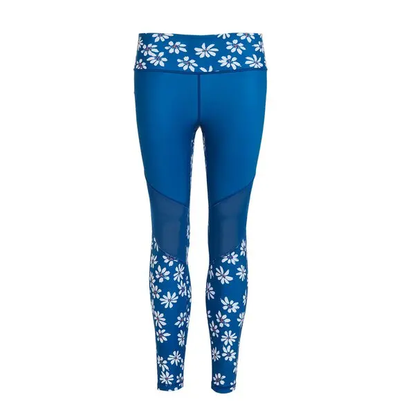 PERKY PEACH Daisy Gym Leggings - Blue
