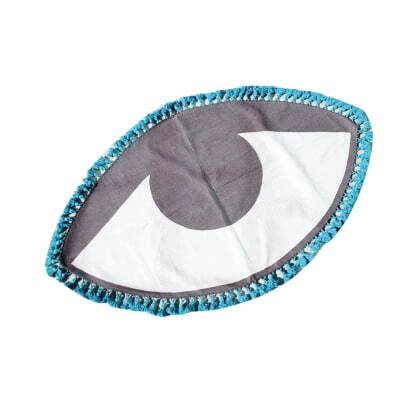 SHERIE BOUTIK Eye Cotton Rug - Blue