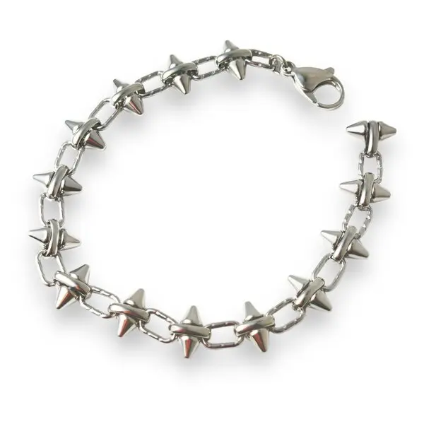JAGGED HALO JEWELRY Barbie Chain Anklet Gold - White