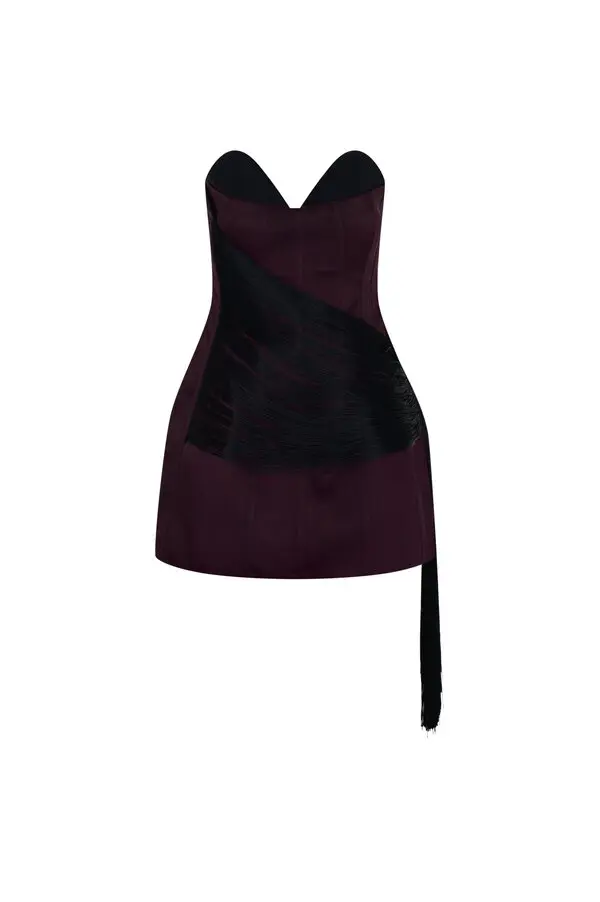 TUBA ERGIN Mitzi Mini Dress - Red