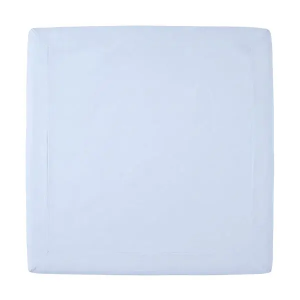 PURE PARIMA Sateen Fitted Sheet Icy - Blue