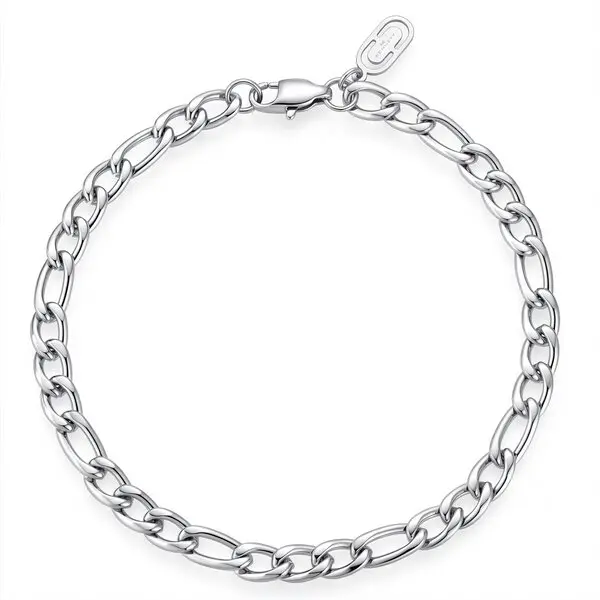 KENNETT WATCHES & ACCESSORIES Kennett Figaro Chain Bracelet, 5mm - Silver