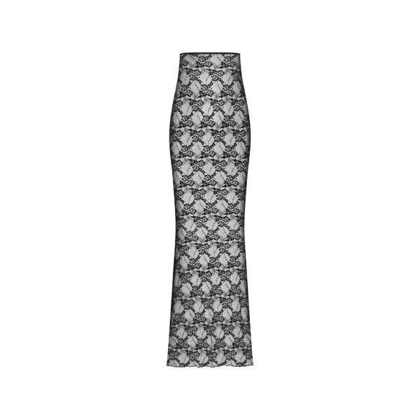 PROMEES Ashley Lace Maxi Skirt - Black