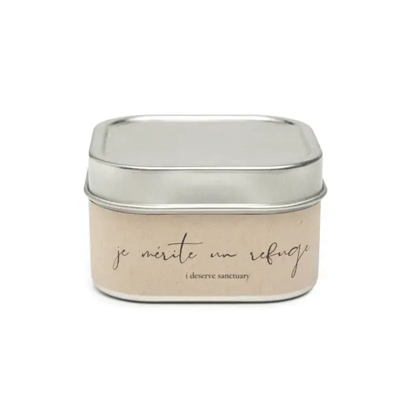 JE MÉRITE (I DESERVE) Neutrals I Deserve Sanctuary Cardamom & Leather Wax Melt - Black