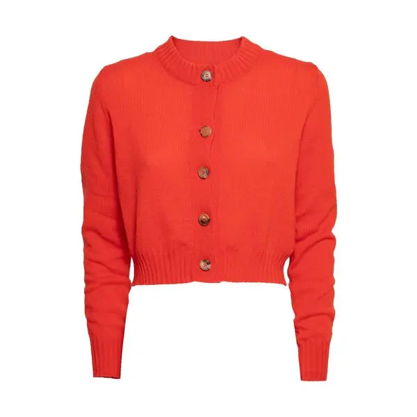 SVETA MILANO Sonny Cashmere Cardigan - Red