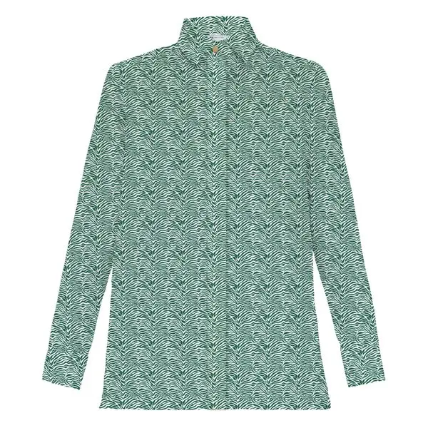 MY PAIR OF JEANS White / Green Patty Green Printed Shirt - White/green