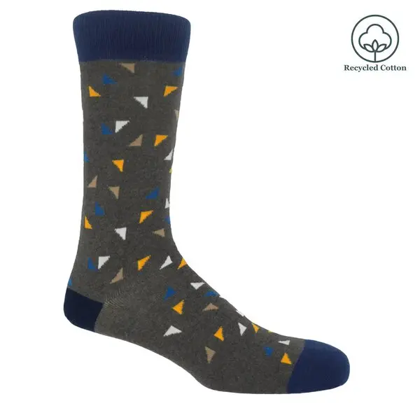 PEPER HAROW - MADE IN ENGLAND Trilateral Socks - Grey