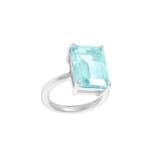 AUGUSTINE JEWELS Sky Topaz Ring - Blue