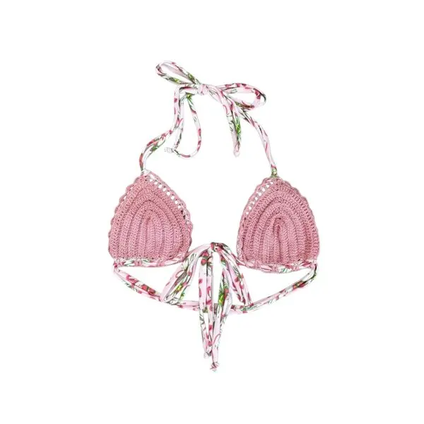 GUNES SWIM Powder Triangle Top - Pink
